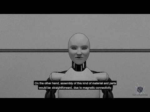 Space manufacturing of humanoid robots