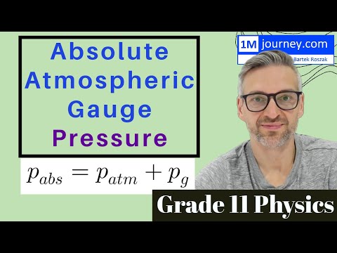Grade 11 Physics - Absolute, Gauge, Atmospheric Pressure