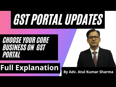 New Update on GST Portal | what to choose | Atul kumar sharma
