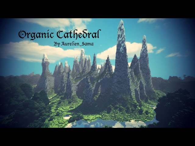 Organic Cathedral - Custom terrain with cinematic - 2500 subs Special ! [DOWNLOAD] Minecraft Map