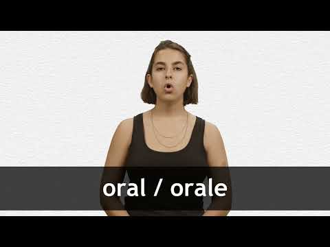 English Translation of “ORAL” | Collins French-English Dictionary
