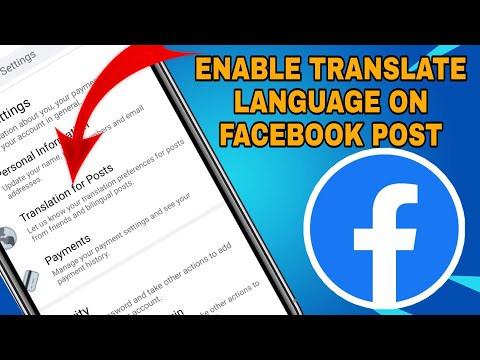 How To Enable Language Translation Option On Facebook Post