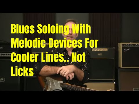 Modern Blues Soloing Lesson - Using Surrounding Notes (Encasing) And Building Lines