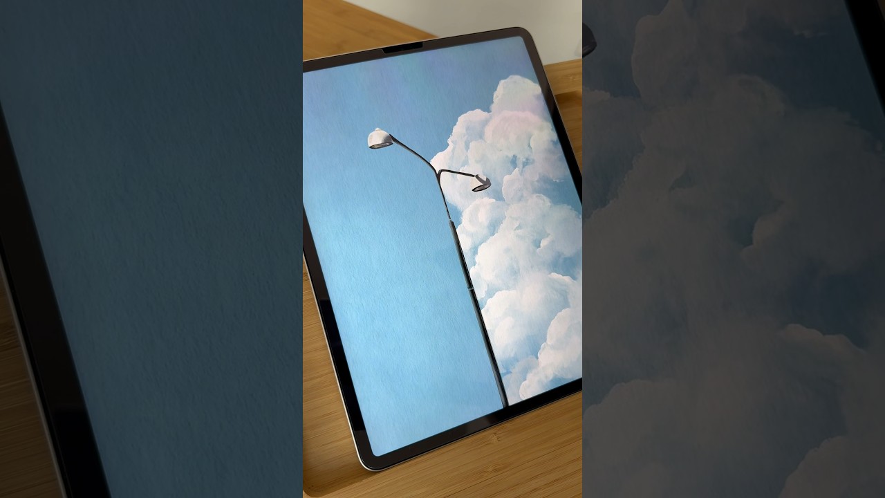 Procreate clouds tutorial #procreatebrushes #procreatetutorial