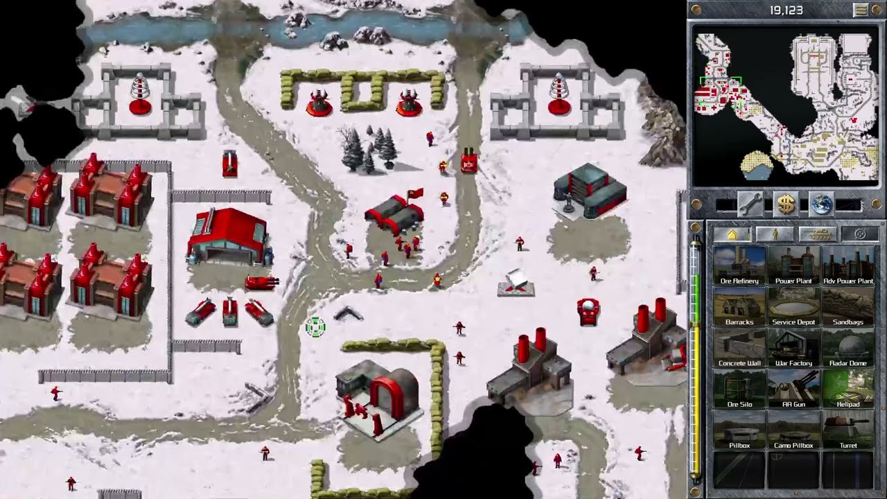 Casual Long Play: C&C Remastered RA Let Build a nice Base. Custom From the Ashes - Operation Hammer