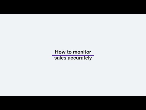 6-How to monitor sales accurately