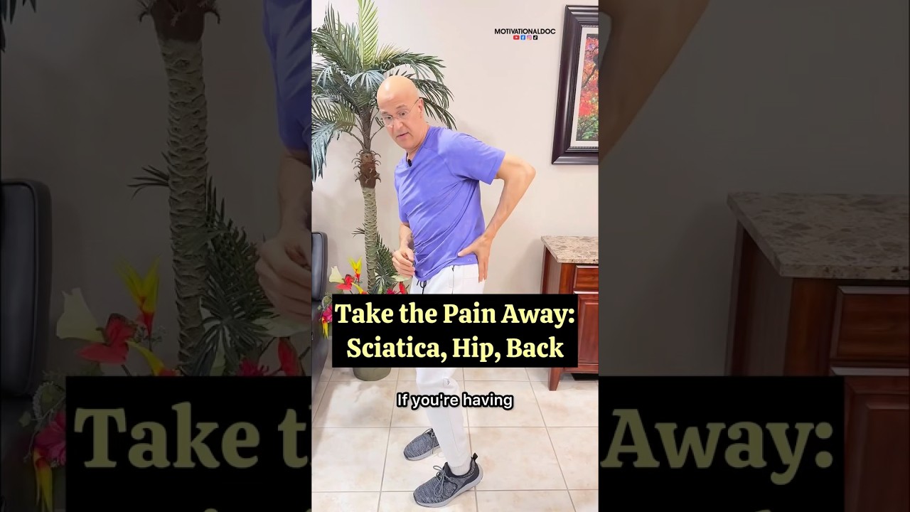 Take the Pain Away:  Sciatica, Hip, Back Pain!  #DrMandell #Backpain #Sciatica