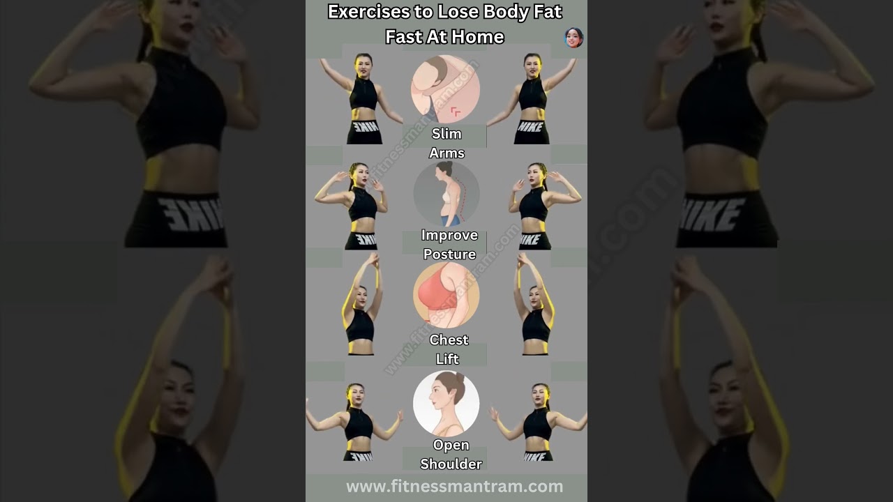 Exercises to Lose Body Fat Fast At Home🏠 | Best Home Workout for Women💃| Lose Weight Fast! 💪