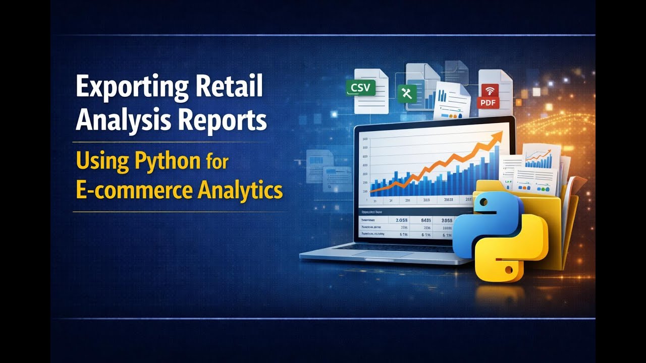 Exporting Retail Analysis Reports Using Python for E-commerce Analytics