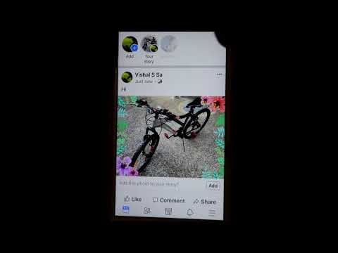 How to add new story in Facebook iOS or iPhone app