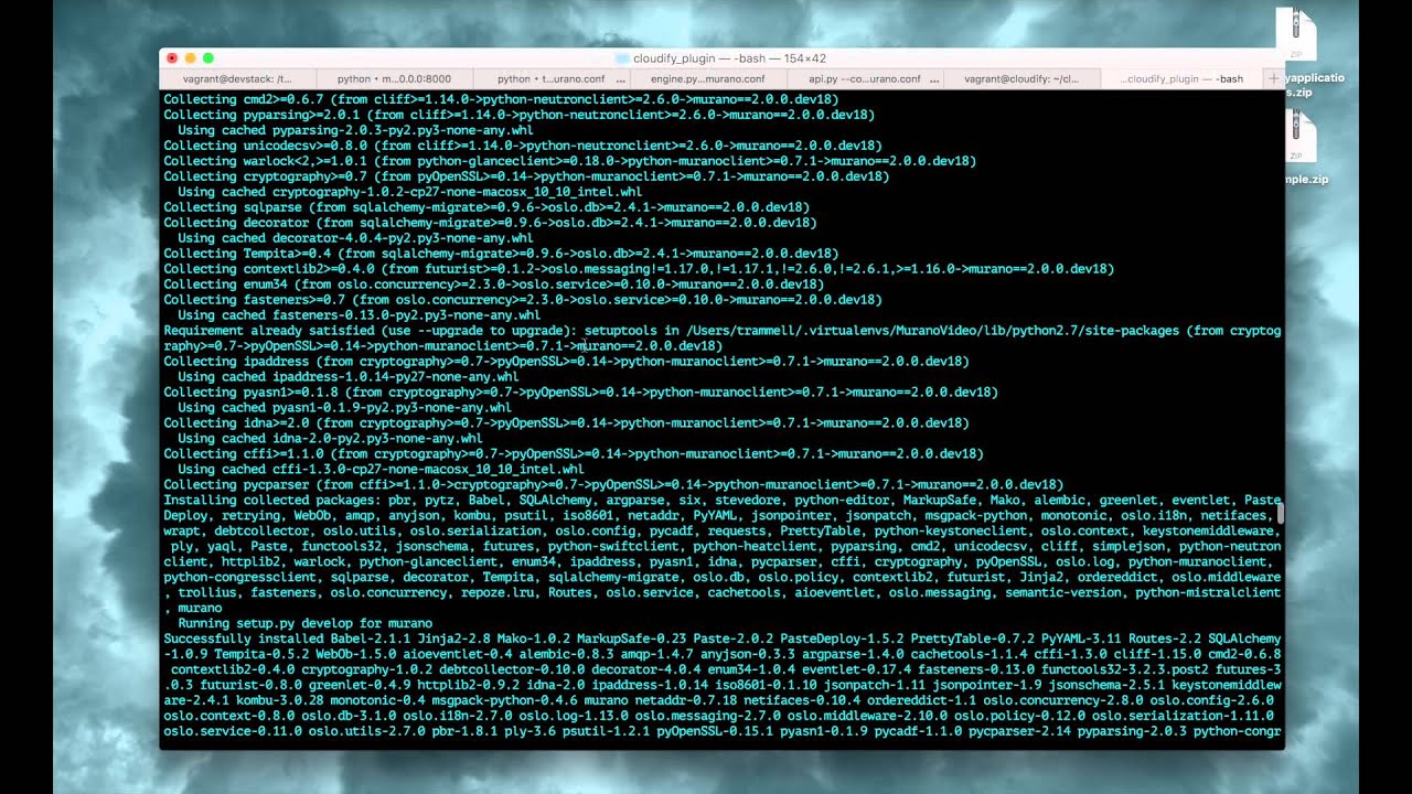Cloudify Murano Plugin