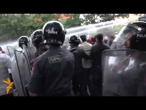 Armenian Police Use Force To Disperse Protests