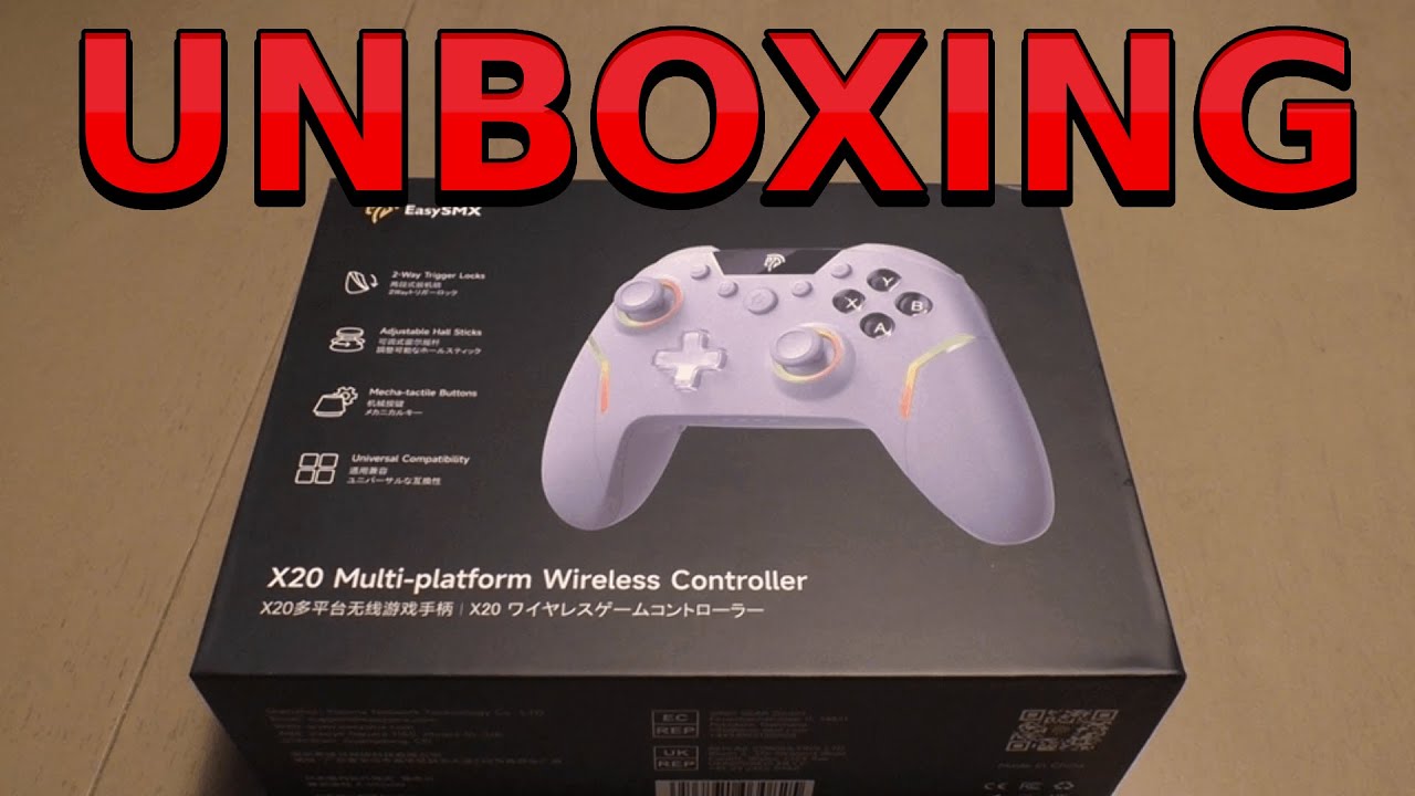 EasySMX X20 Multiplatform Gaming Controller Unboxing + Review
