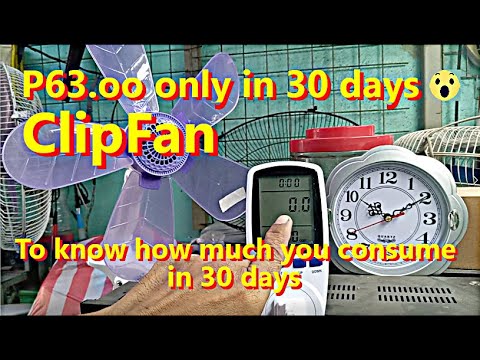 ClipFan: To know how much you consume in 30days???