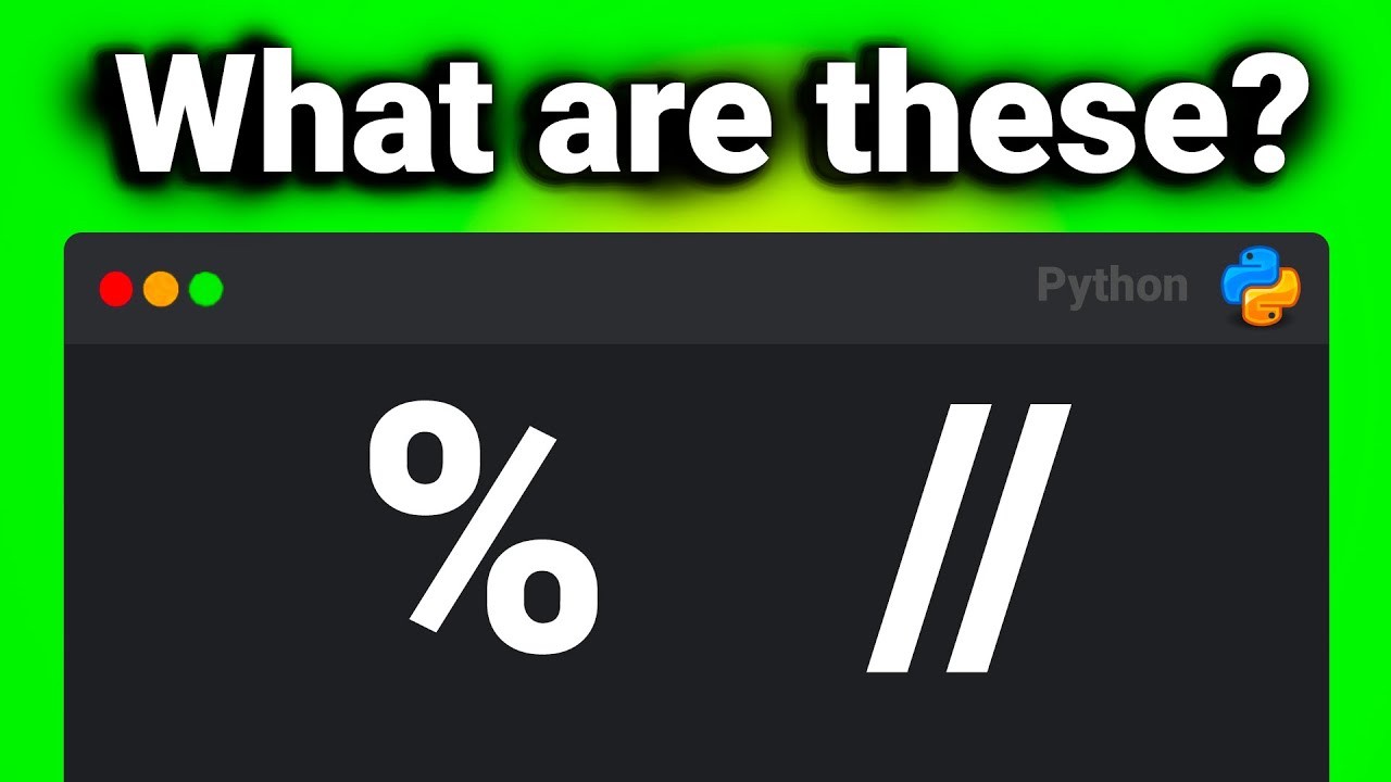 MASTER Python Operators in 4 Minutes FLAT!