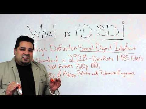 What is hd-sdi output for broadcasting applications?