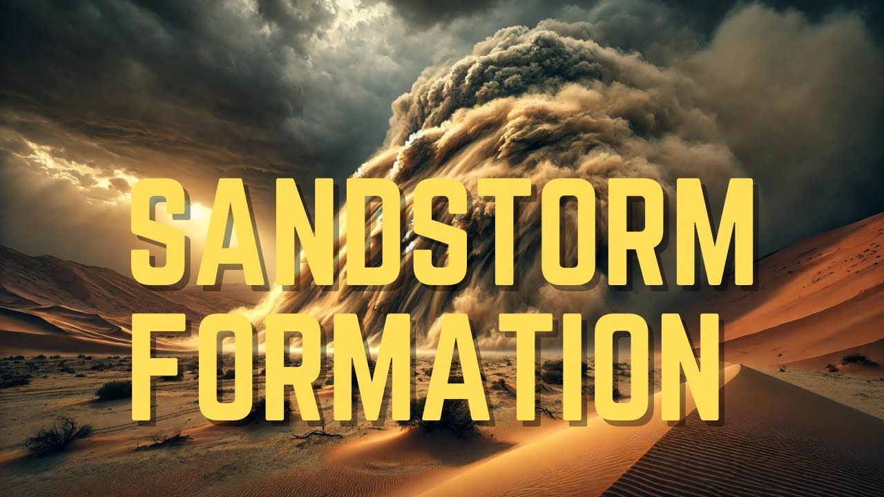 How does sandstorm formation occur?