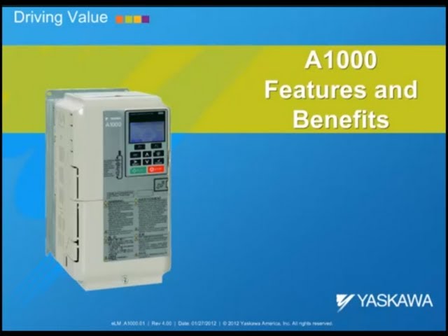 Yaskawa AC Drive - A1000 Yaskawa High Performance Vector Control AC ...