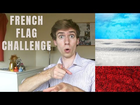 FRENCH FLAG CHALLENGE // Learn French basics for kids