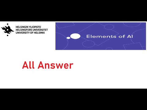 Elements of AI answer II All answer II #googlesolution #courserasolution #freecertificat