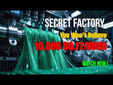 How Artificial Grass is Made – The High-Tech Manufacturing Process!