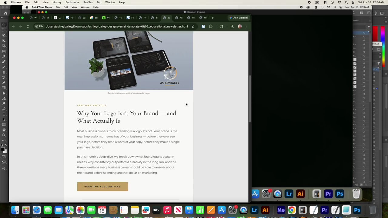 Product Video for Email Templates