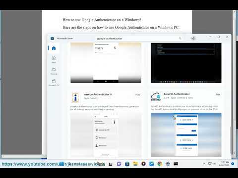 Use Google Authenticator on Windows