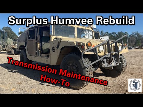 Humvee 4L80E Transmission Maintenance DIY Tutorial