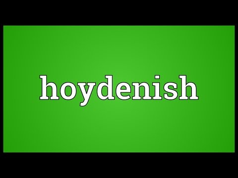 Hoydenish Meaning