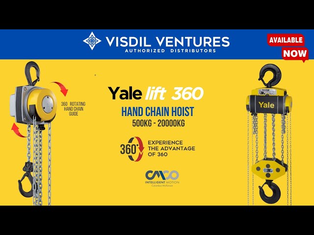 Manual Chain Hoists - Yalelift 360 Manual Hand Chain Hoist Authorized ...