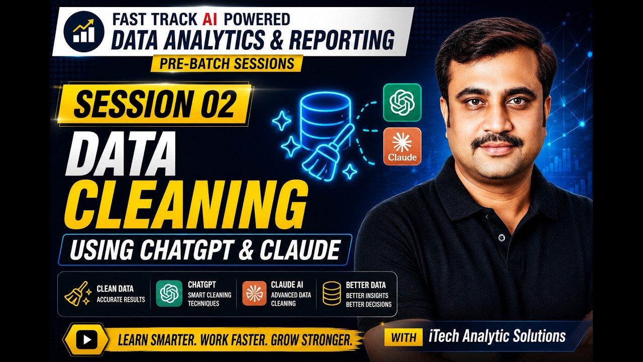 Session 02 | Data Cleaning Using ChatGPT & Claude | AI Tools for Data Analytics