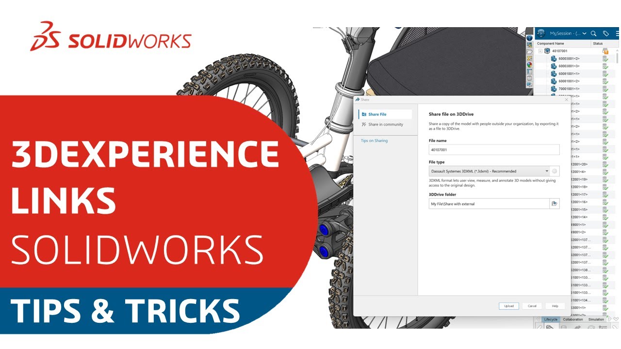 Sharing using 3DEXPERIENCE Links