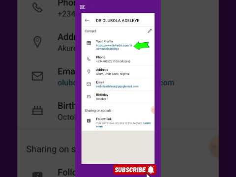 How to Find Your LinkedIn Profile URL on Mobile Phone to Share with Others #linkedintutorial