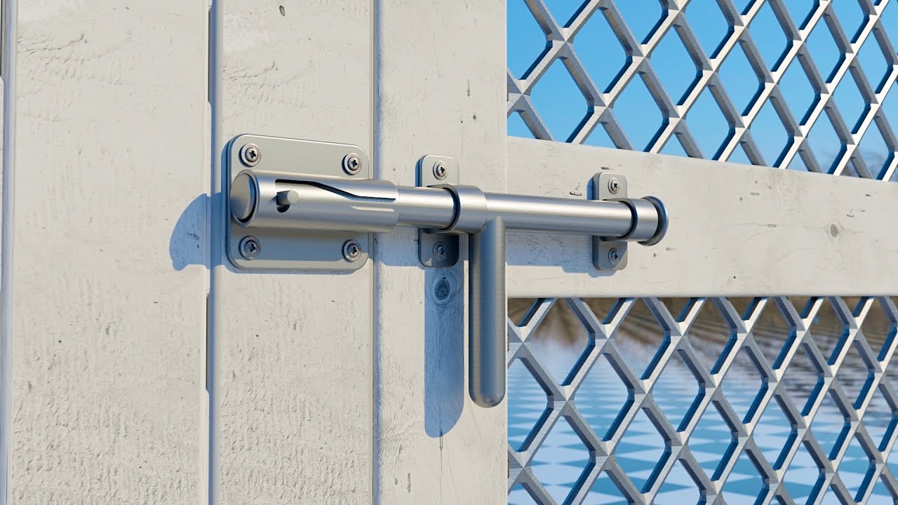 Manual + Automatic Sliding Gate Lock 🔒 Design