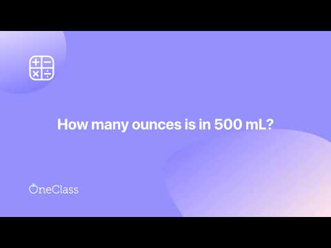 500ml is how many ounces