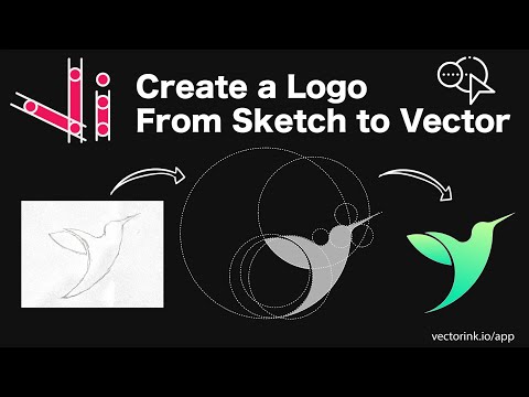 From Sketch to Logo: Create a Vector Logo with the Path Builder Tool in Vector Ink!