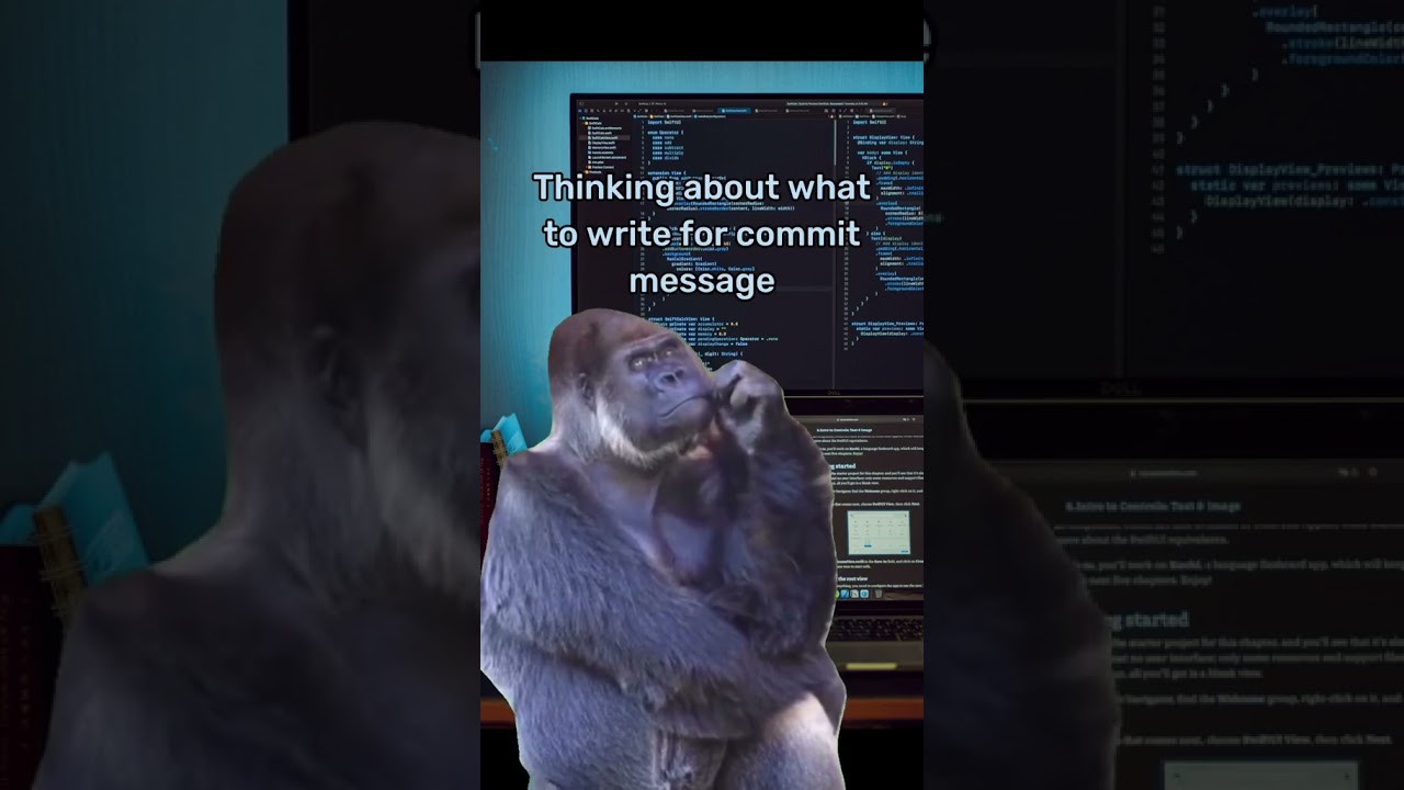 Struggling with Commit Messages on Git? 😂 | Programmer Memes