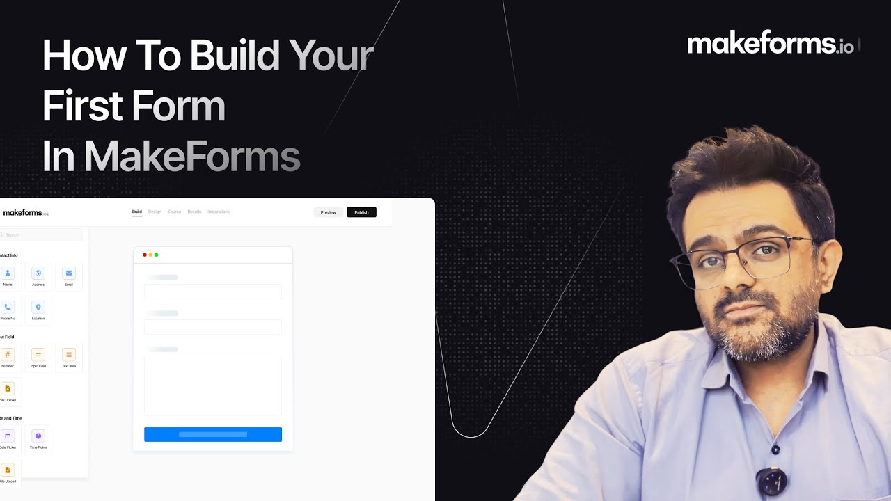 How to Build your first form in MakeForms
