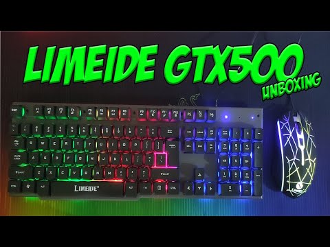 Limeide GTX500 Gaming Keyboard and Mouse Combo Unboxing!