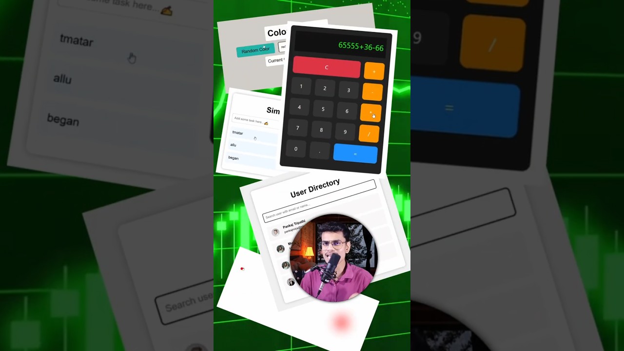5 DOM Projects In JavaScript | Don't Miss It | Beginner To Pro