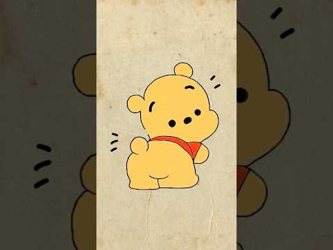 How To Draw Little Winnie The Pooh #winniethepooh #littlewinniethepooh