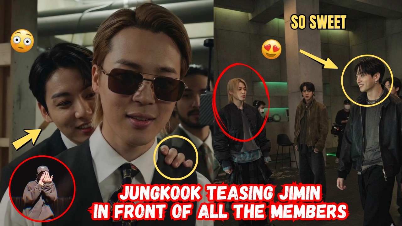 Jungkook Teasing Jimin in Front of All Members… The Way Jimin Guides Him Is Too Sweet to Ignore 💜