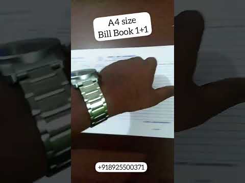 A4 Note Pad / A4 Bill Book 70 GSM Paper@eprinton/ For contact 8925500373