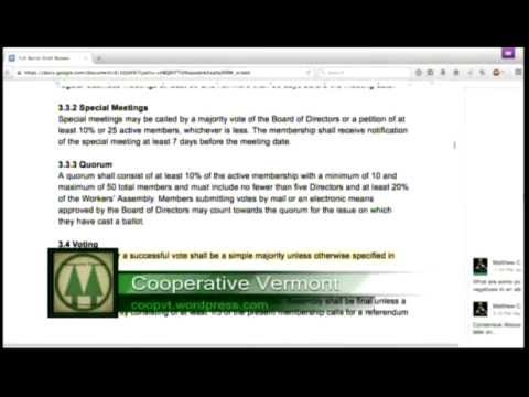 Full Barrel Co-op Bylaws Review