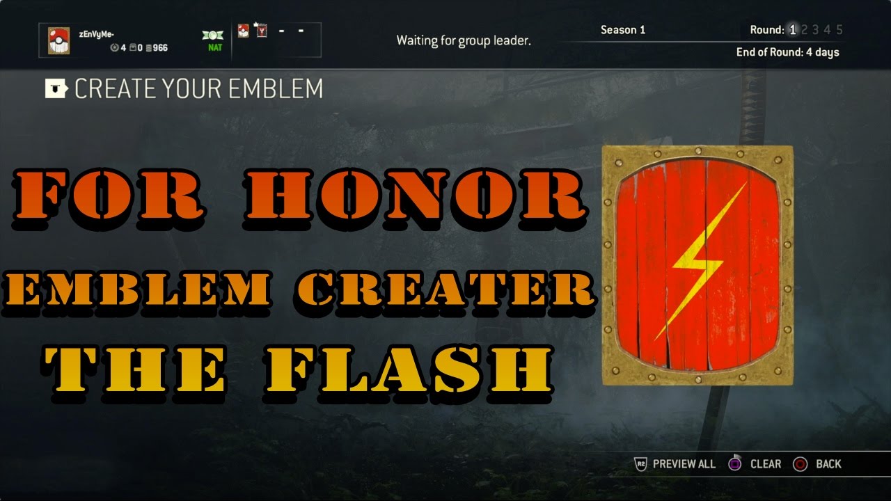 FOR HONOR EMBLEM CREATER - FLASH EMBLEM