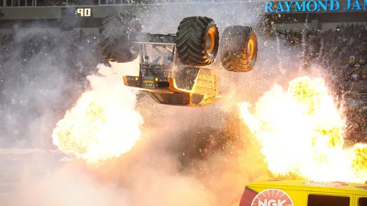 Monster Jam Double and Consecutive Backflips!