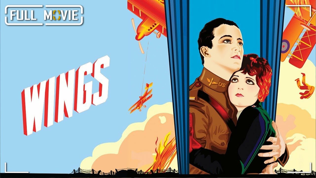Wings (1927) | Full Silent Romance Movie - Clara Bow, Charles Buddy Rogers, Gary Cooper