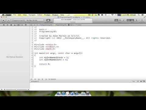 Programming 101-7 -- Variables, White Space, and more, Oh My!