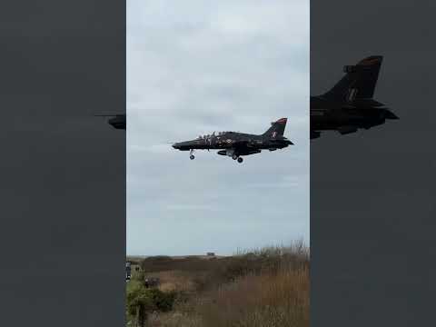 The Insane RAF Bae Hawk Touch And Go at RAF Valley