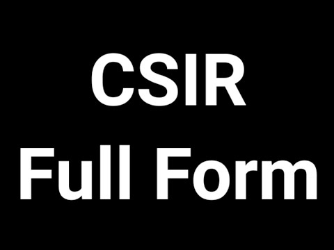 CSIR Full Form || CSIR || Full Form || CSIR Meaning
